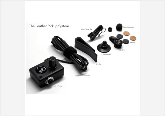 The Feather Oboe Pickup With Flexible Micro-goose Neck by Myers Pickups ...