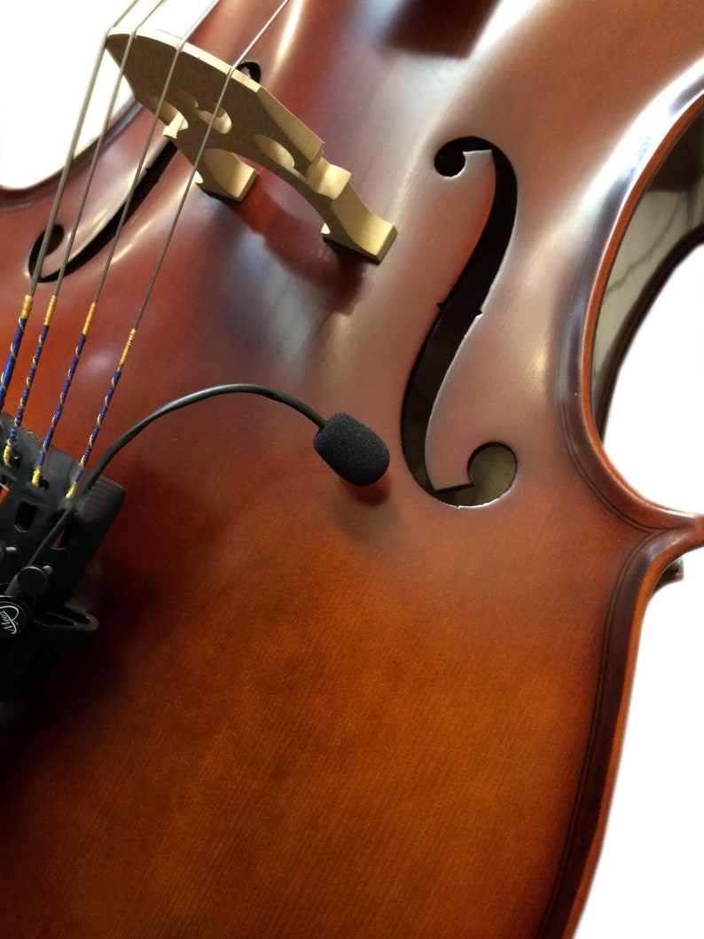 Full Sized Cello Microphone, "the Feather" With Flexible Micro-goose ...