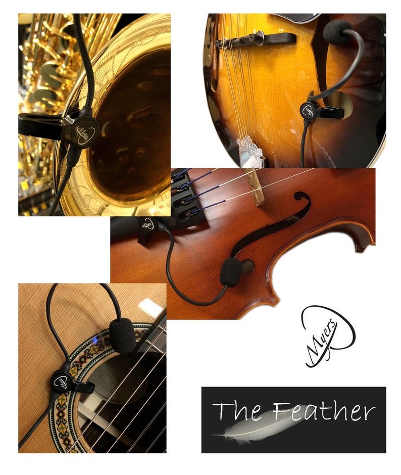 Hand-carved Cello Microphone, "the Feather" With Flexible Micro-goose ...