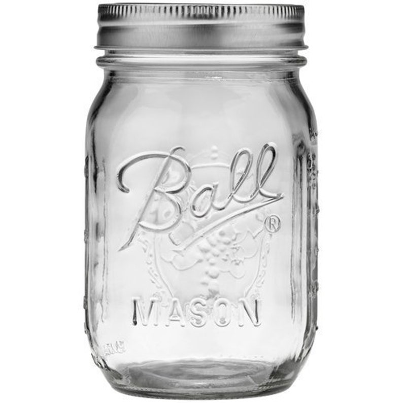 3 Ball Pint Size Mason Jars 16 Oz 16 Ounce Ball Canning Jar Etsy 3 Ball Pint Size Mason Jars 16 Oz 16 Ounce Ball Canning Jar Etsy