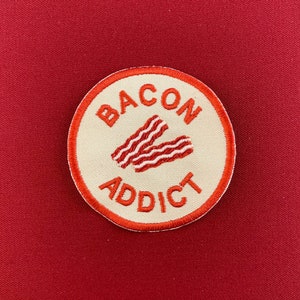 Bacon Addict Patch // Ornament - Etsy