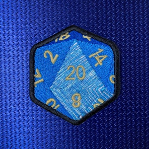 D20 Patch // Ornament - Etsy