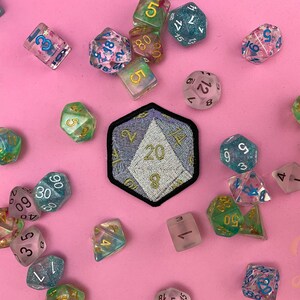 D20 Patch // Ornament - Etsy