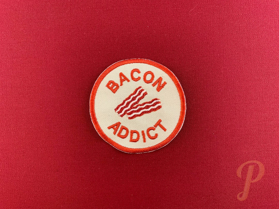 Bacon Addict Patch // Ornament - Etsy
