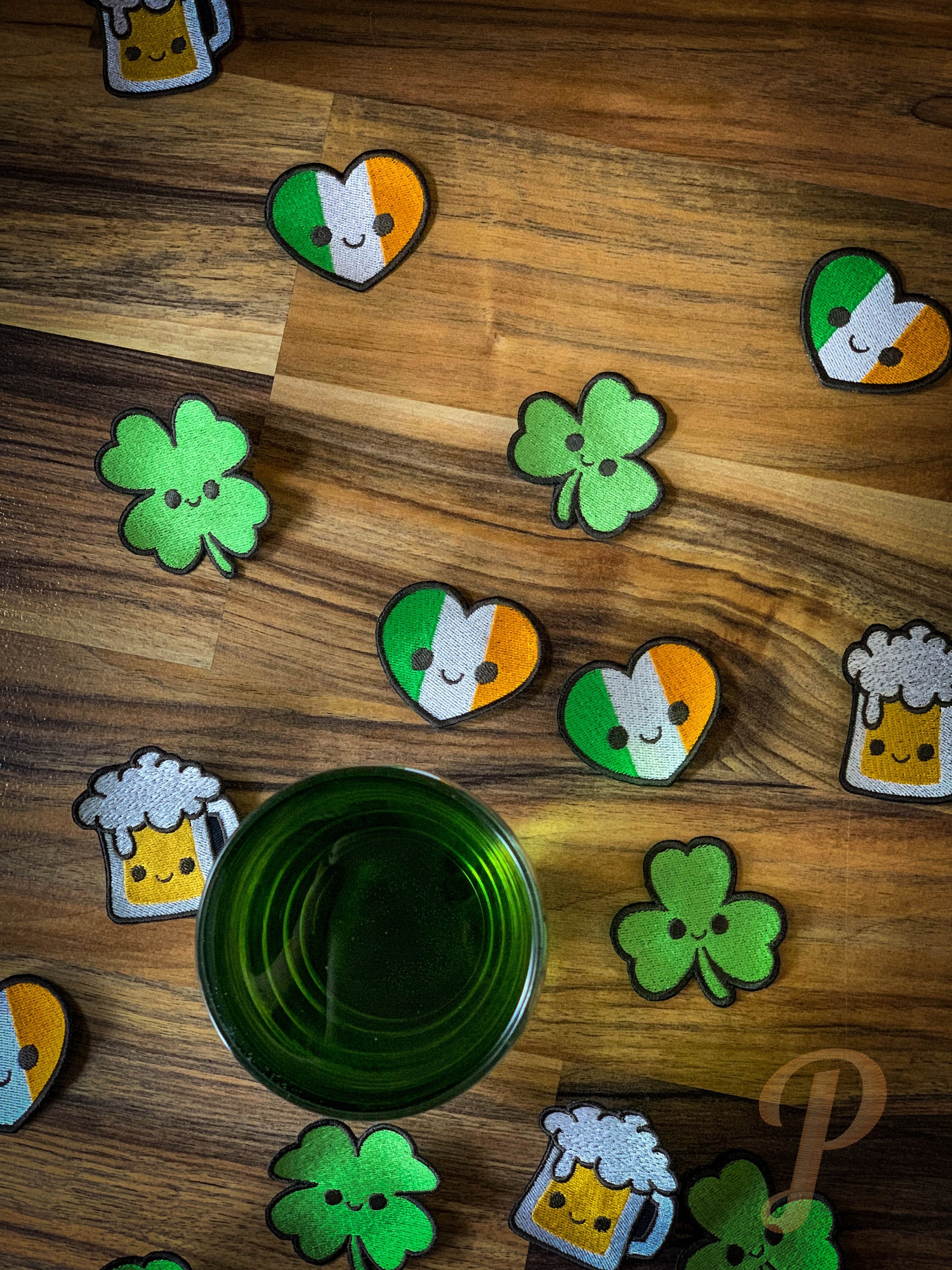 Shamrock Patch // Ornament - Etsy