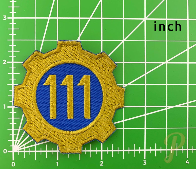 Vault 111 Inspired Patch // Ornament - Etsy