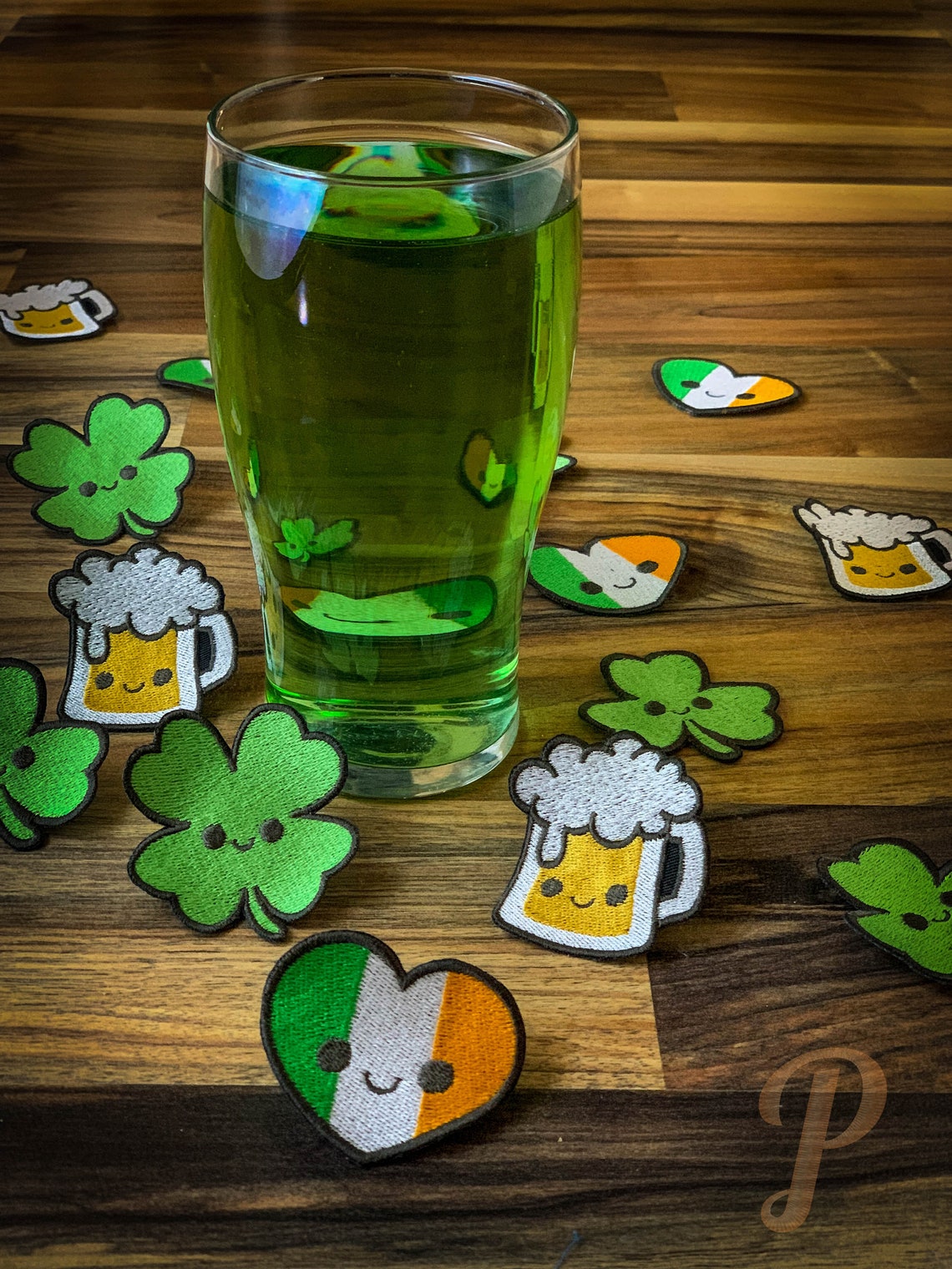 Shamrock Patch // Ornament | Etsy