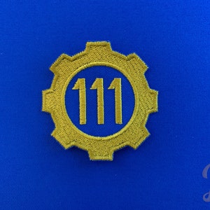 Vault 111 Inspired Patch // Ornament - Etsy