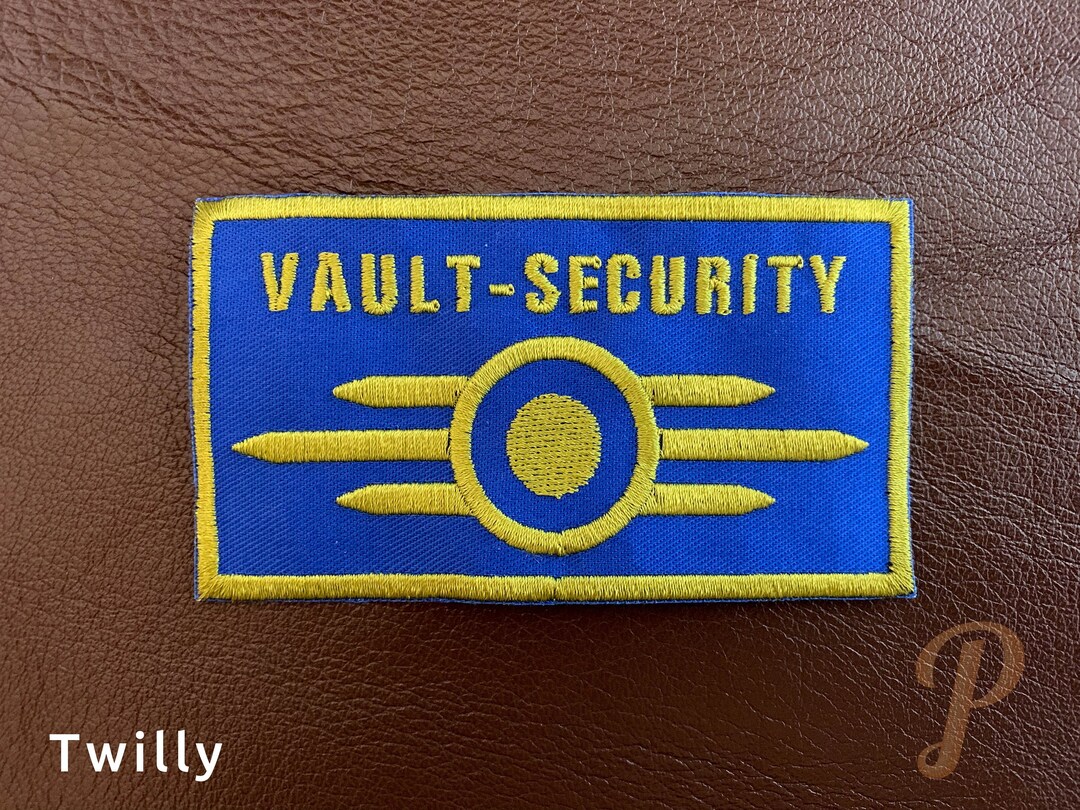 Vault-security Inspired Patch Rectangular // Ornament - Etsy