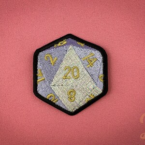D20 Patch // Ornament - Etsy
