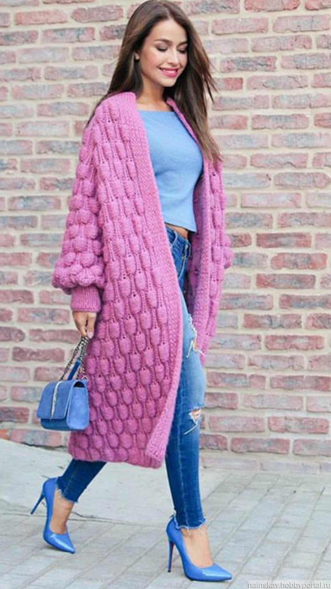 Knit Cardigan Women Cable Knit Cardigan Hand Knitted Cardigan - Etsy