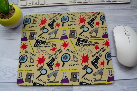 Forensic Science Mouse Mat | Etsy UK