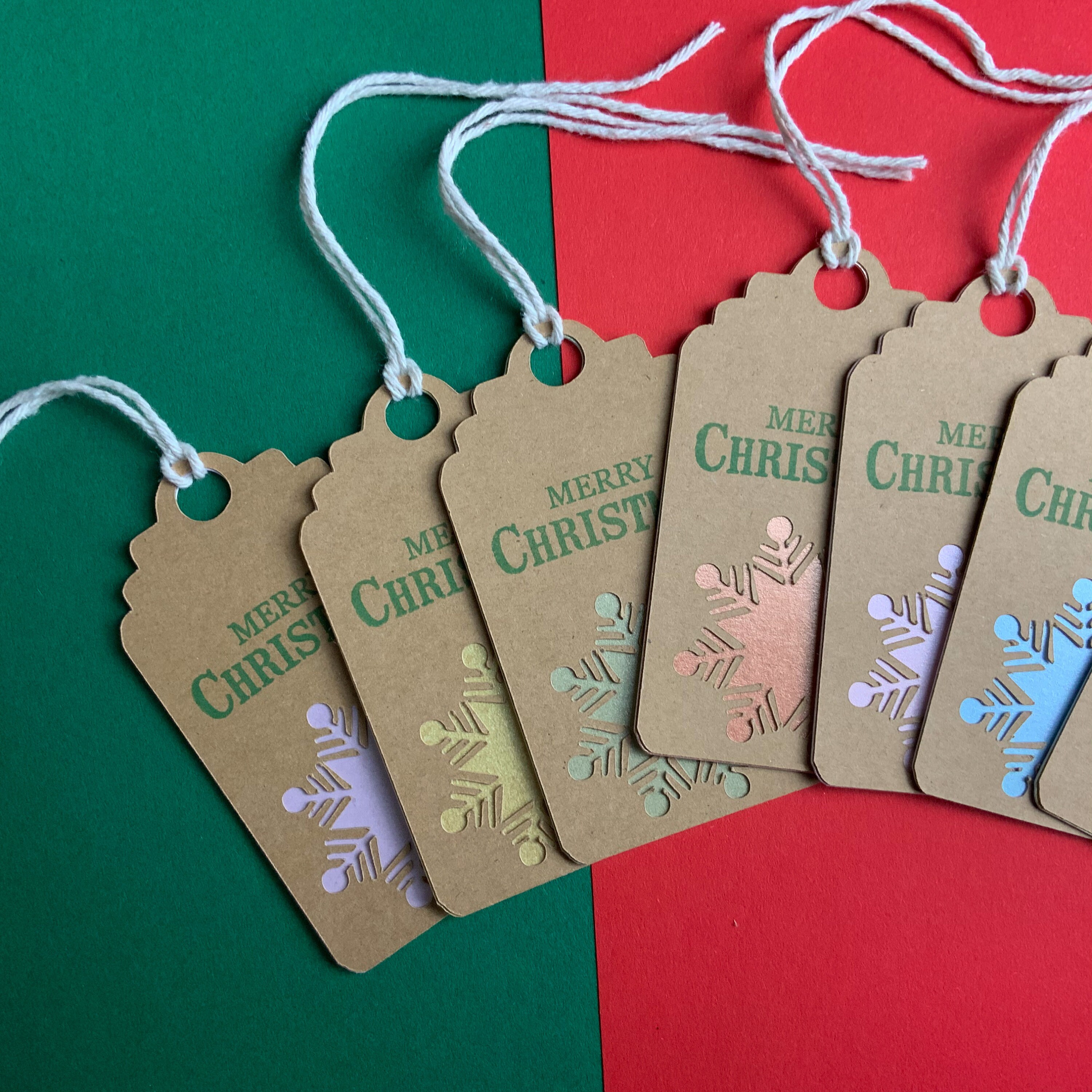 Snowflake Christmas Gift Tags - Etsy