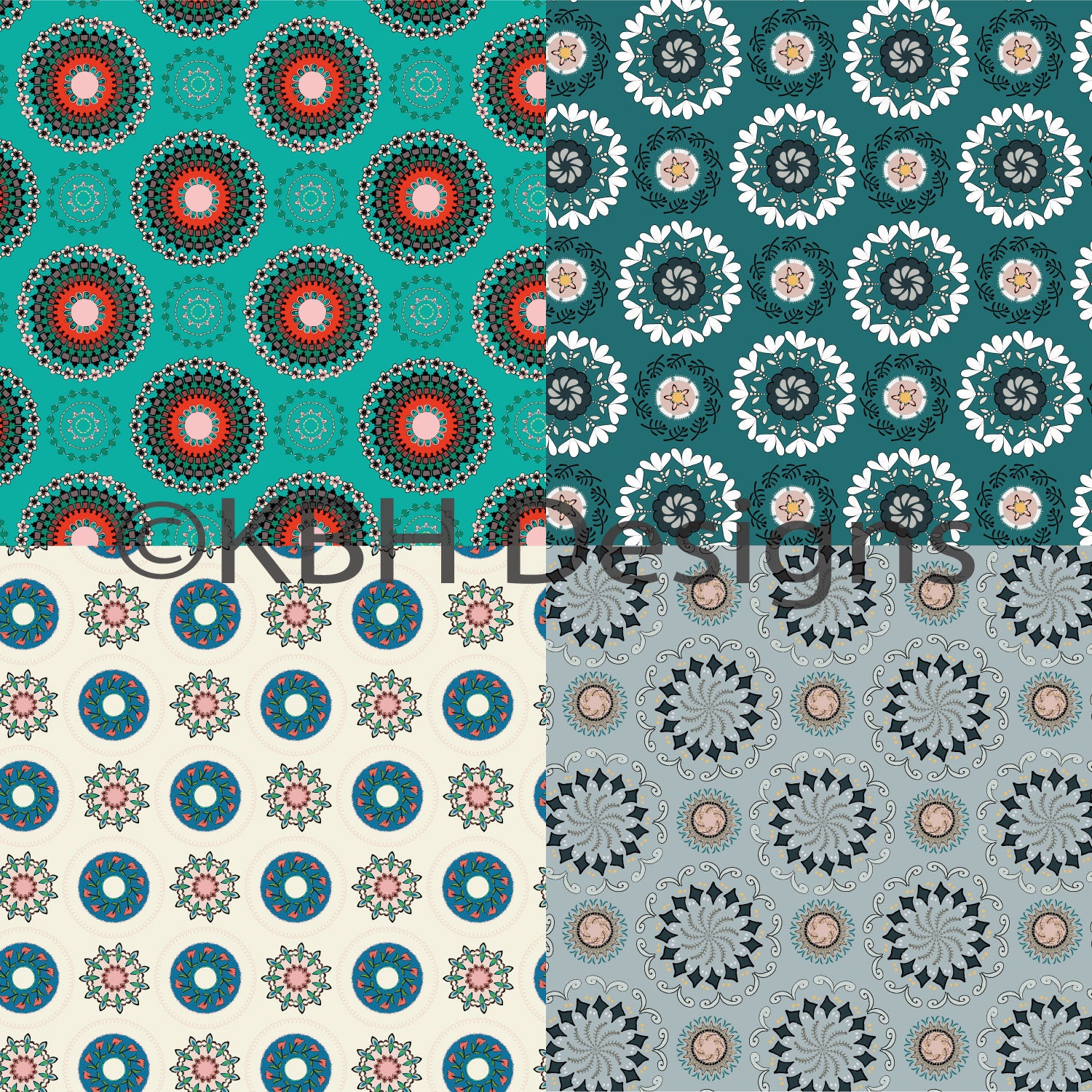 Motif Pattern Digital Papers - Etsy