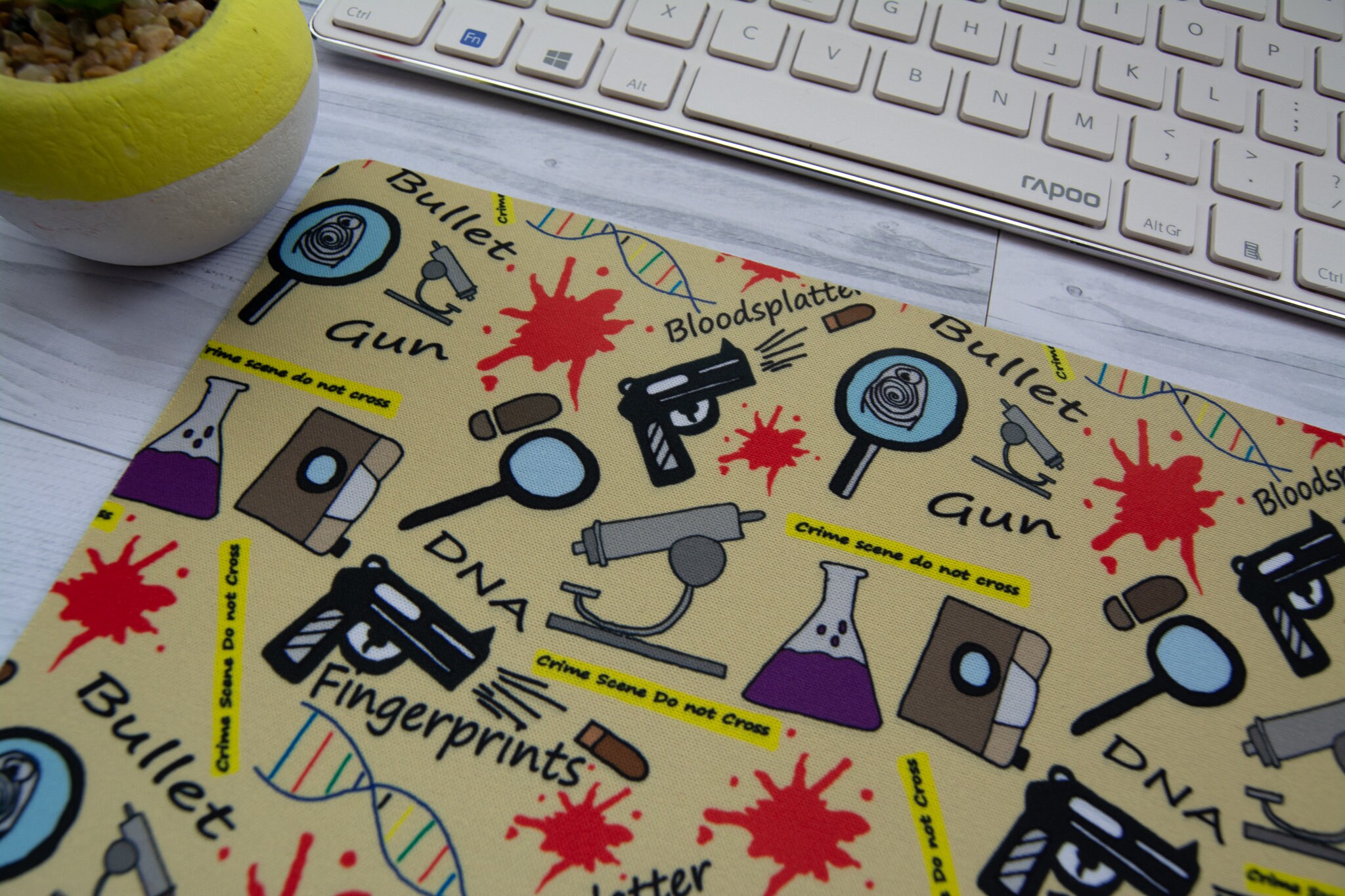 Forensic Science Mouse Mat - Etsy UK