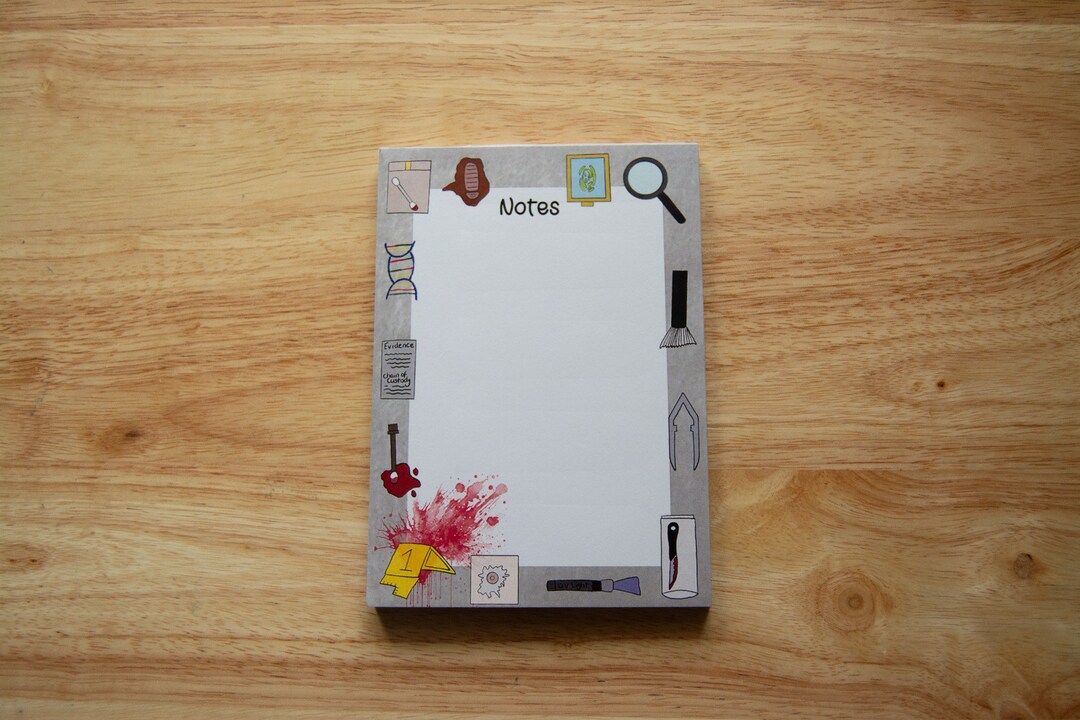 A6 Forensic Notepad - Etsy