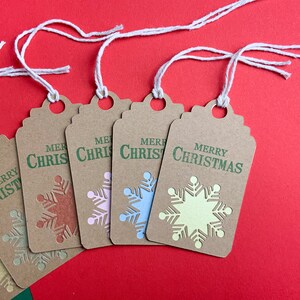 Snowflake Christmas Gift Tags - Etsy