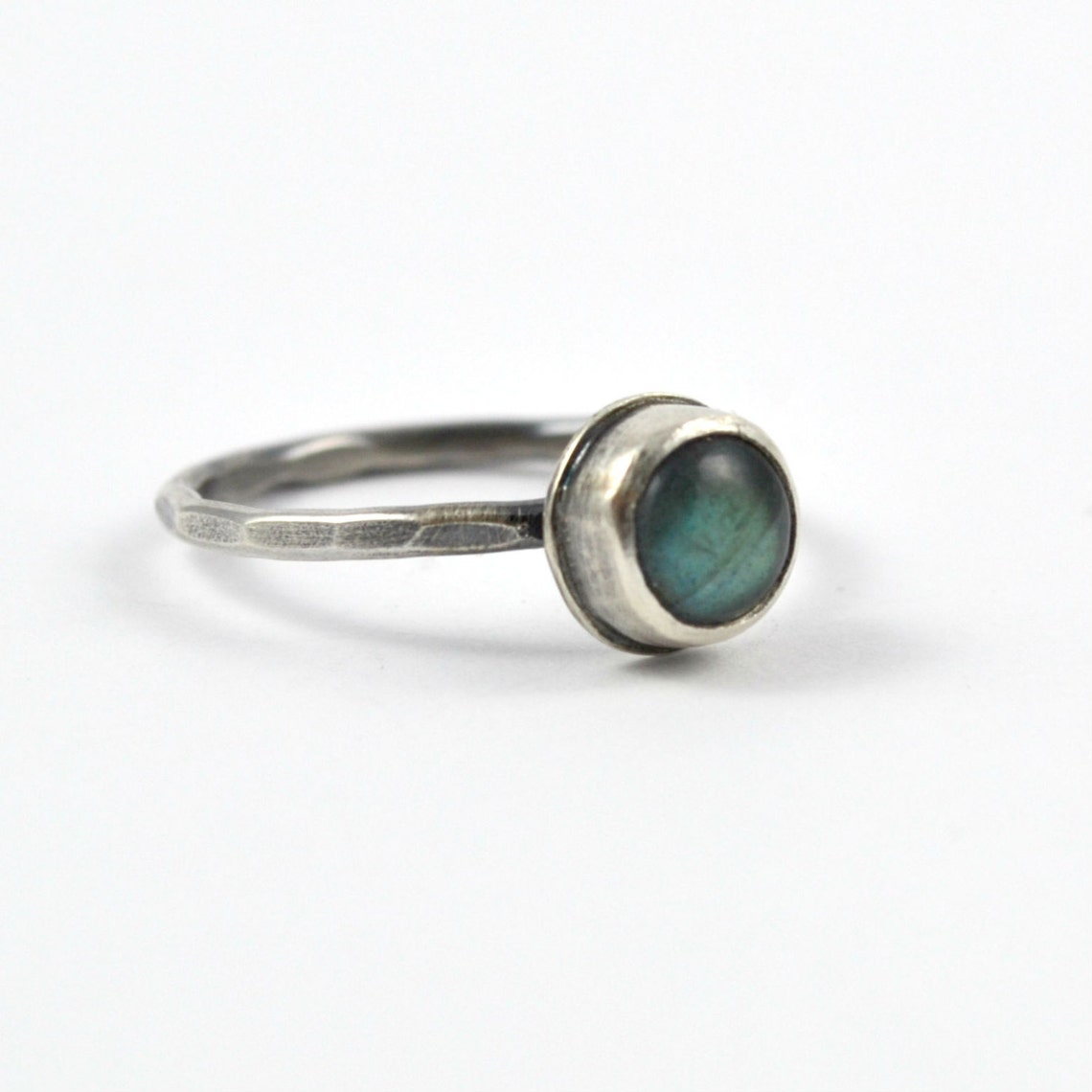 Labradorite Stacking Ring, Gemstone Ring, Gift for Her, Bridesmaid Gift ...