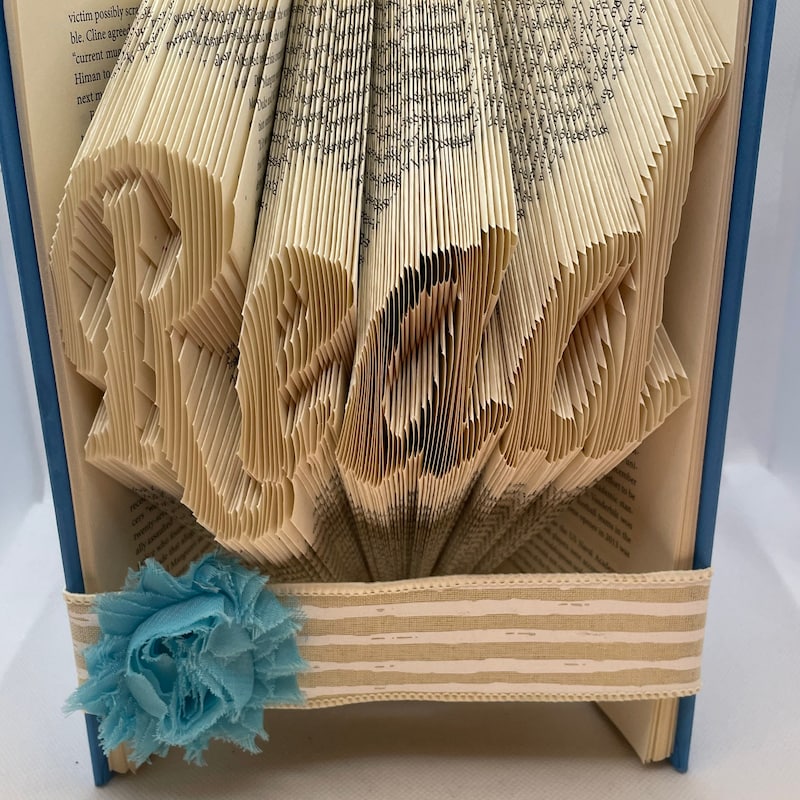 Read Book Folding Pattern - Etsy