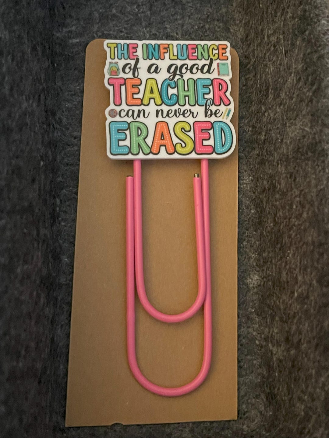 Handmade Jumbo Paper Clip Bookmark, Teacher Gift, Kentucky Made - Etsy