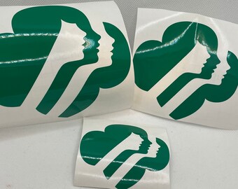 Girl Scout Car Sticker - Etsy