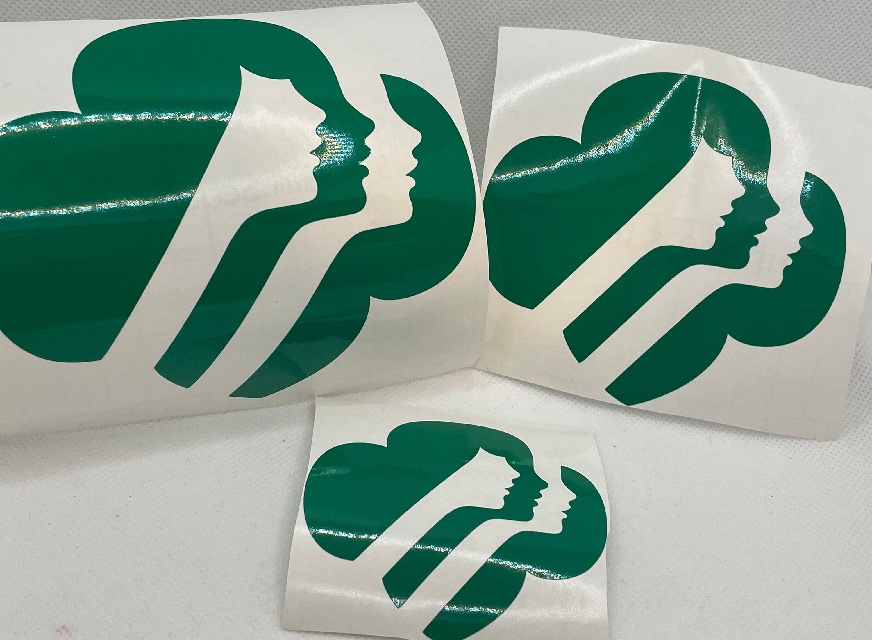 Girl Scout car decals, permanent decals, Girl Scout sticker, GSA ...