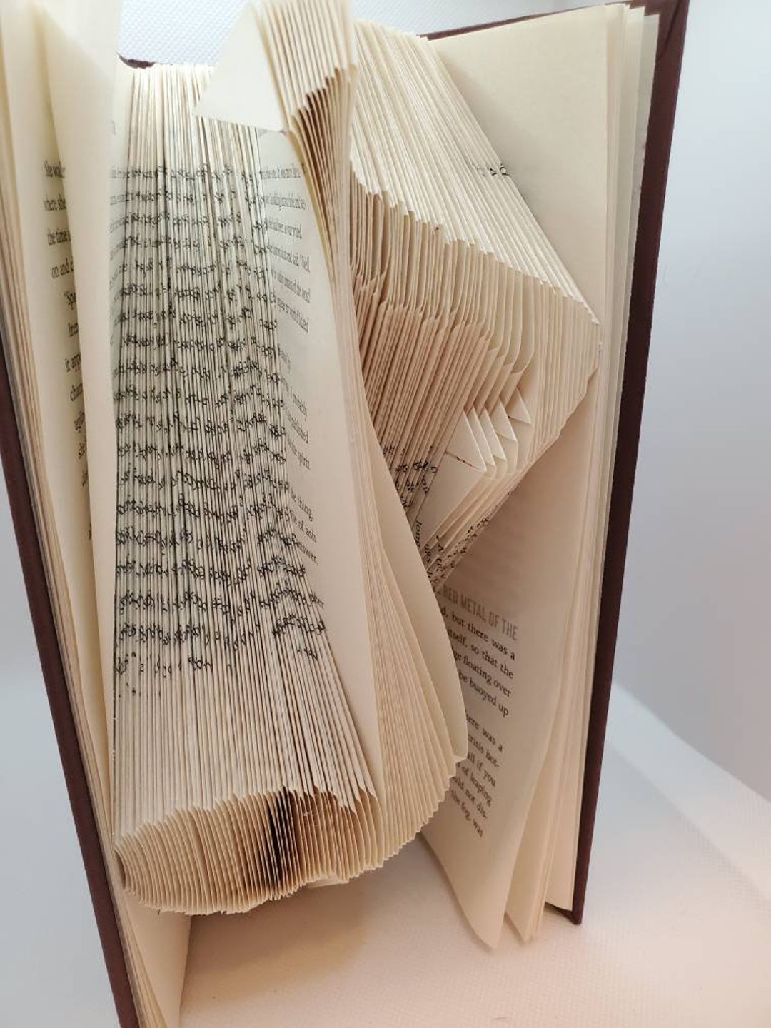 Music Note Folded Book Art, Upcycled Teacher Gift - Etsy