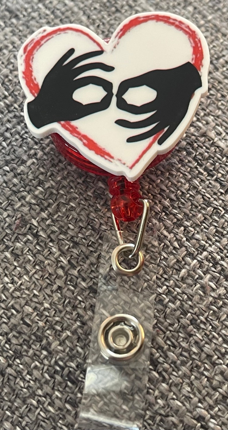 ASL Interpreter Badge Reel, Sign Language Gift - Etsy