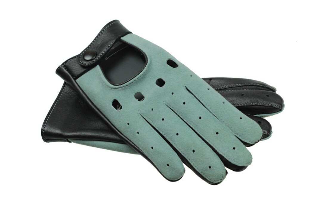 Unlined Ladies Leather Gloves, Driving Gloves - Mint Velour - Etsy
