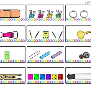 Teacher Toolbox Labels - EDITABLE With Bright Neon Colors - Etsy