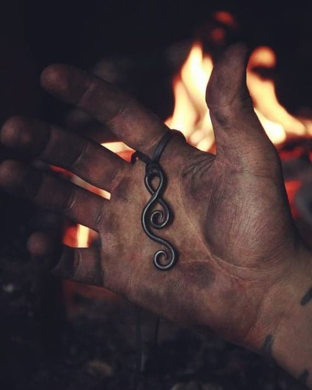 Hand Forged Hair Lock of Aino Pendant – Symbol of Freedom & Feminine ...