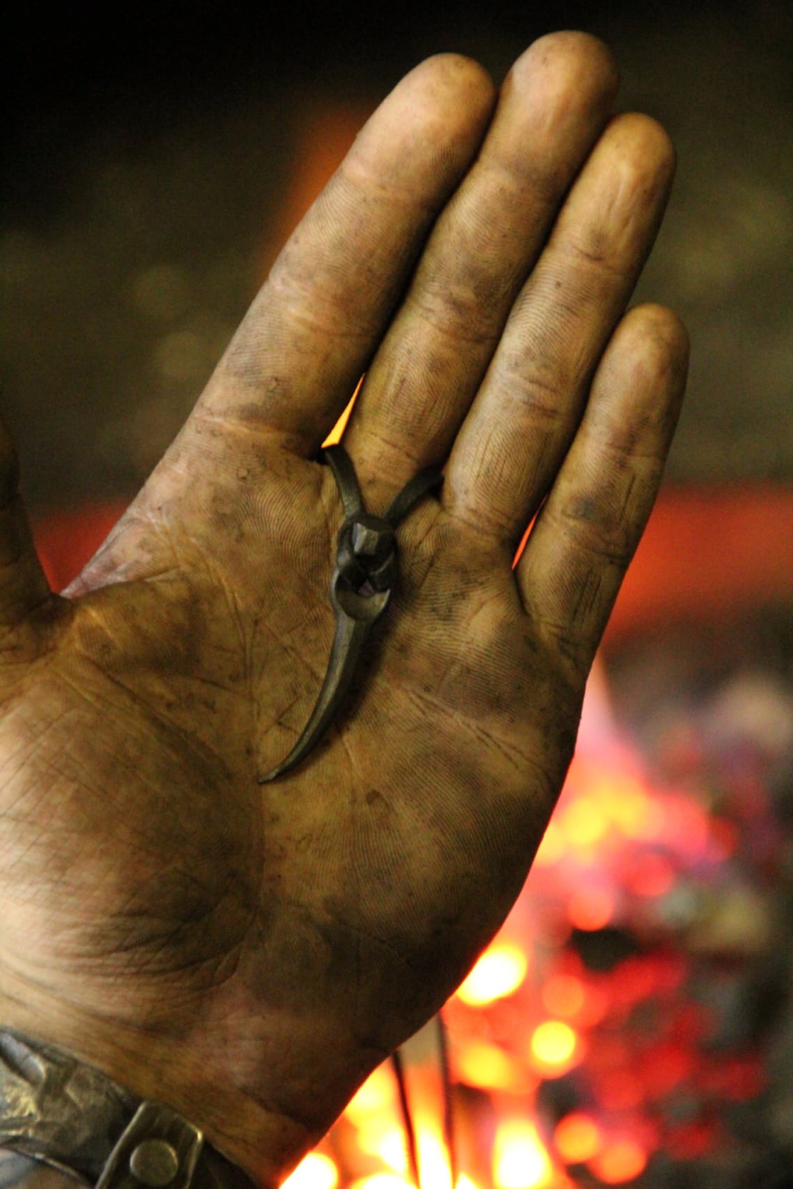 A Hand Forged Wolf/bear Tooth Pendant. Comes Supplied With a - Etsy UK
