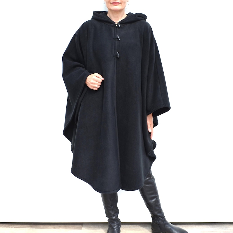 Black Cape or Wrap - Etsy UK