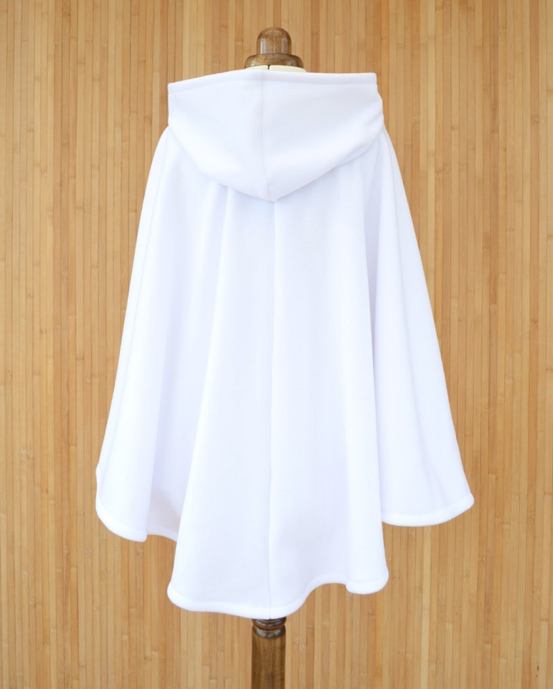 White Hooded Cape Coat Wedding Cape Cloak White Bridal Cloak - Etsy Italia