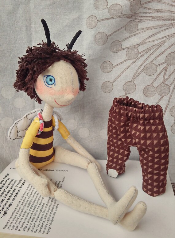 Handmade natural bee doll bumble bee doll bumble bee boy | Etsy