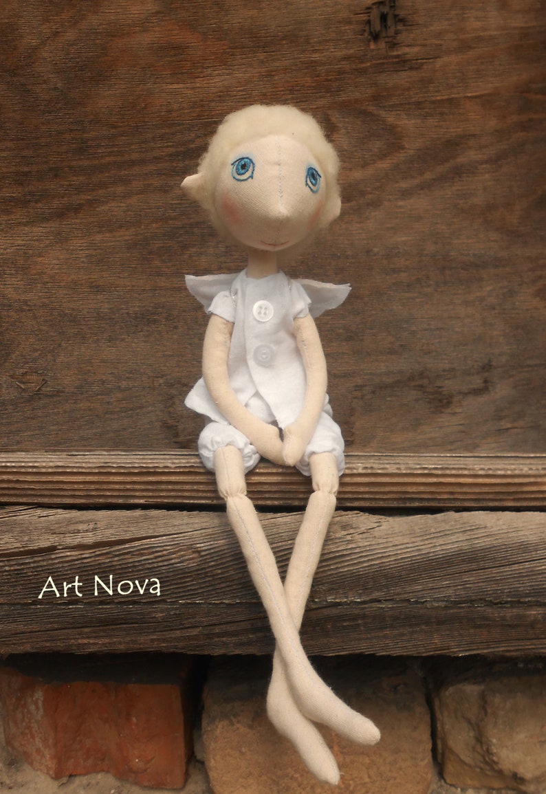 Unique Fabric Doll Christmas Doll Unique Angel Doll Organic | Etsy