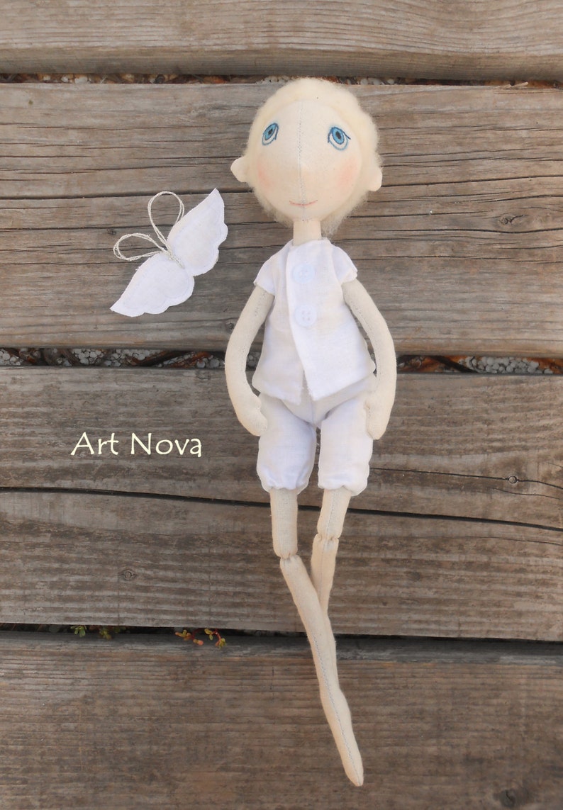 Unique Fabric Doll Christmas Doll Unique Angel Doll Organic | Etsy