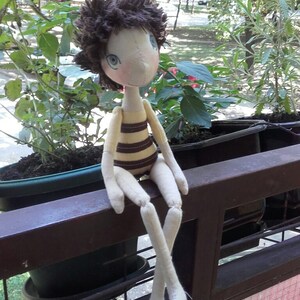 Handmade natural bee doll bumble bee doll bumble bee boy | Etsy