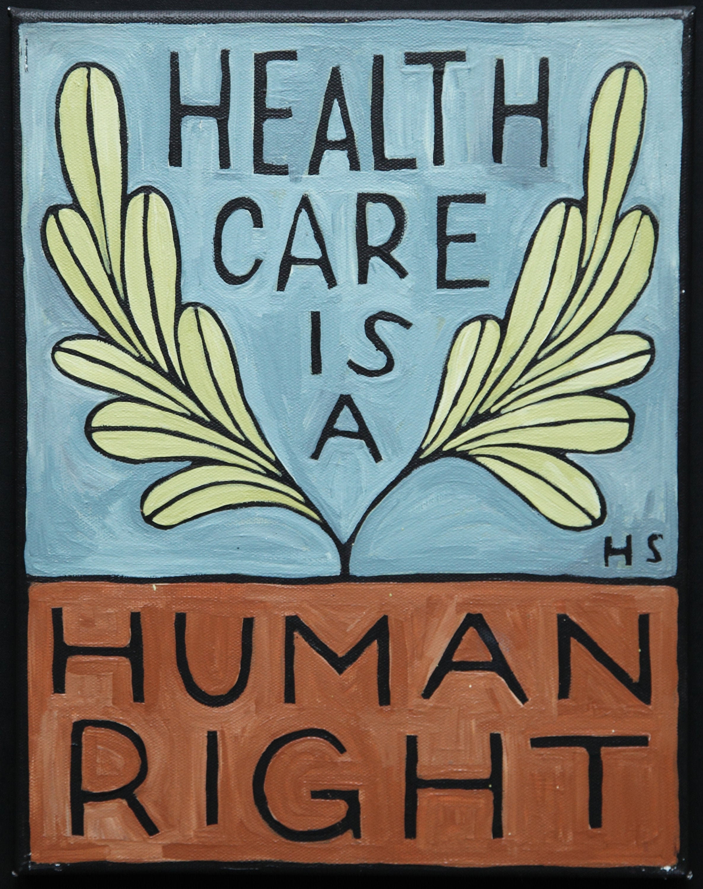 Healthcare is A Human Right- Print of Painting by Heather Stockwell - Etsy