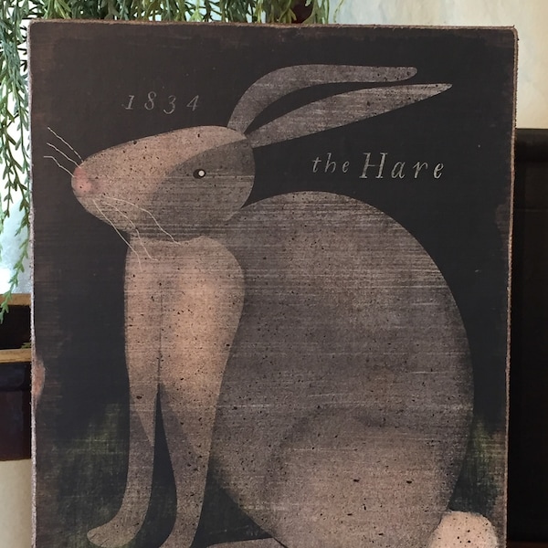 Primitive Rabbit - Etsy
