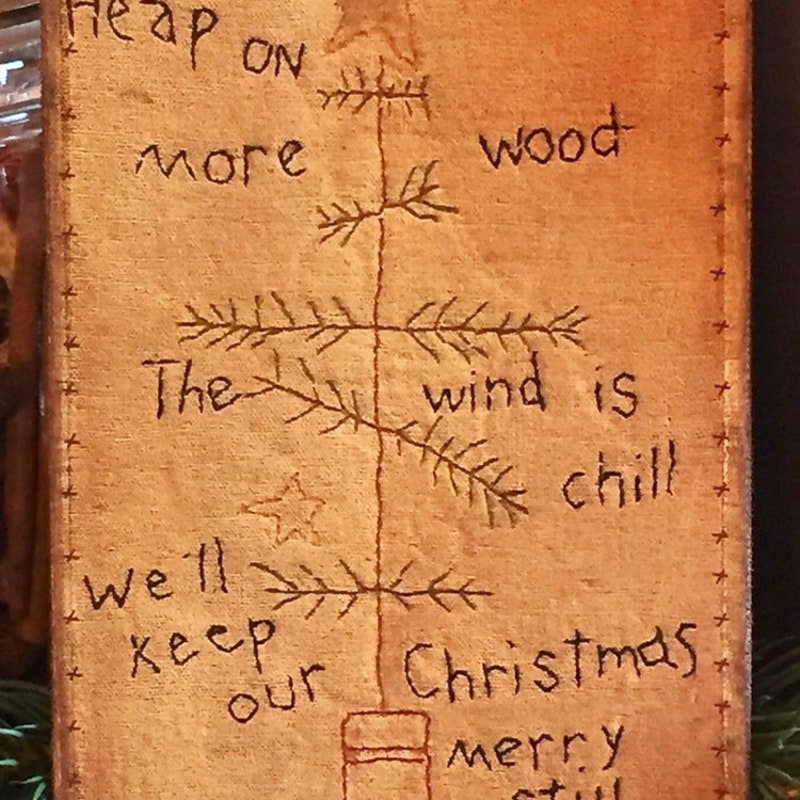 Primitive Christmas Tree - Etsy