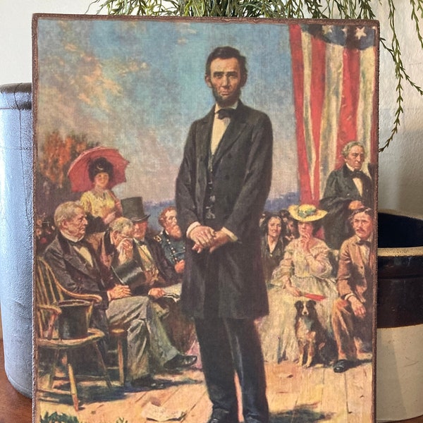 The Gettysburg Address Print - Etsy