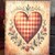 Handmade Primitive Folk Art Valentines Day Love One Another Heart and ...