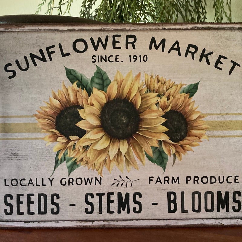 Primitive Sunflower - Etsy
