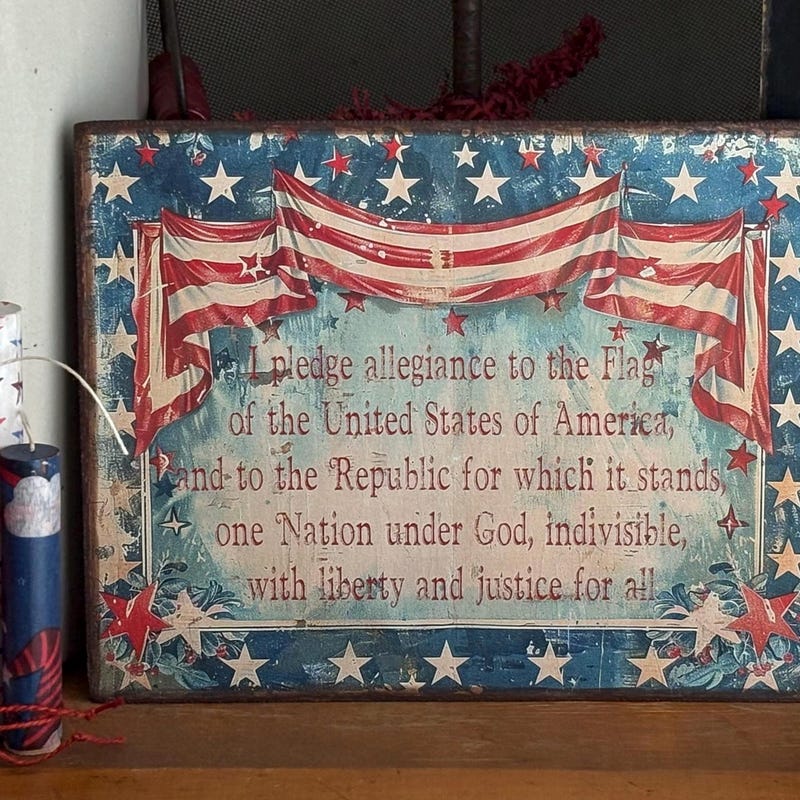 Pledge of Allegiance - Etsy