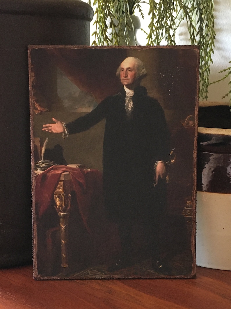 Handmade George Washington Desk Antique Reproduction Colonial Primitive ...