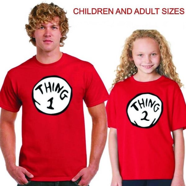 Thing 1 Thing 2 Costume Adult - Etsy UK