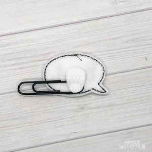 Bruh Speech Bubble Planner Clip Marcador de fieltro bordado - Etsy España