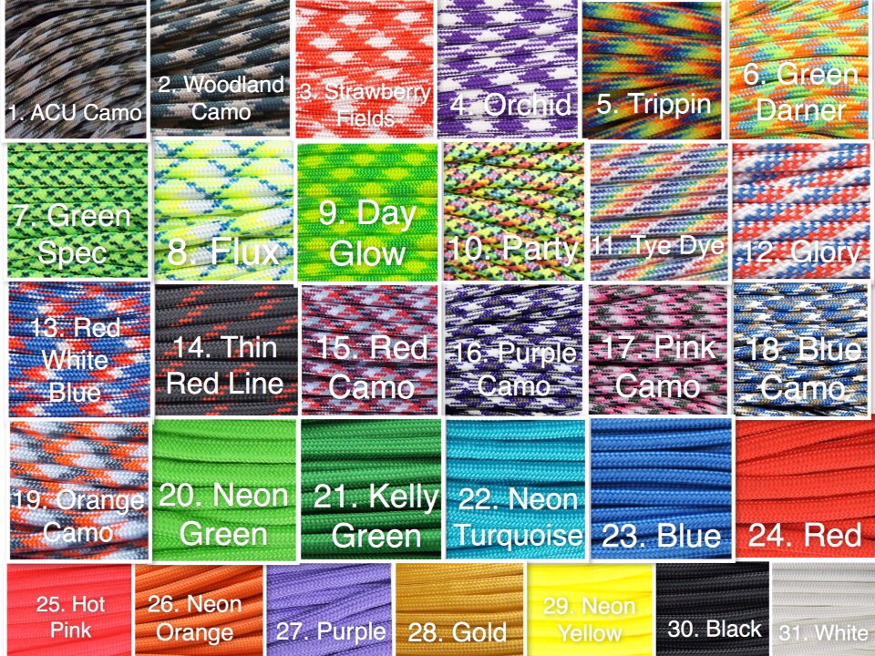 Paracord Disc Golf Birdie Beads Custom - Etsy