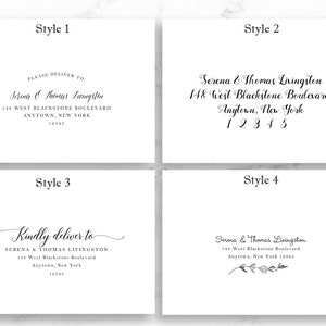 A7 Envelope Addressing, Calligraphy Envelope Address Printing Envelope ...